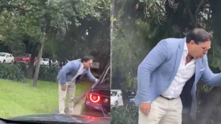 Viralizan a "Lord Bájate"; retó a conductor a pelea en CDMX