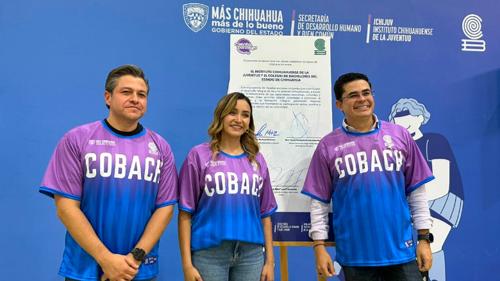 Entrega Ichijuv uniformes deportivos a Cobach y muestra cómo diseñaron