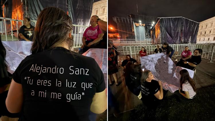 “Eres la luz que me guía”: Fans ya en el Ángel por Alejandro Sanz