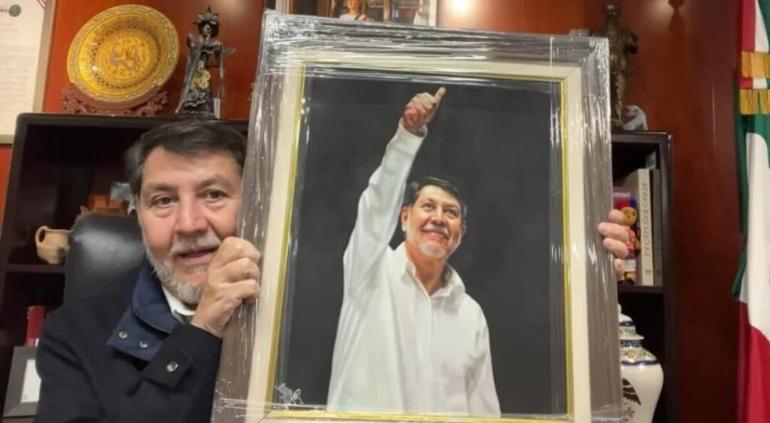 Desembolsó el Senado $27 mil para ¡retrato de Noroña!🎦